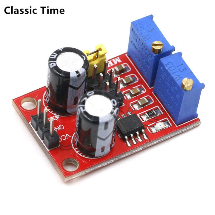 NE555 pulse frequency, duty cycle adjustable module,square/rectangular ...