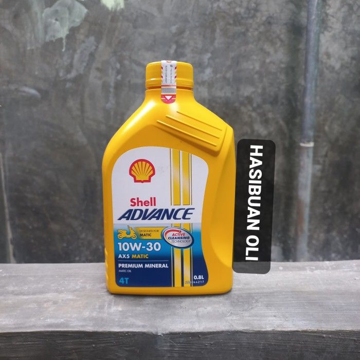 OLI SHELL ADVANCE AX5 MATIC 10W-30 800ML | Lazada Indonesia