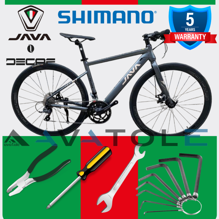 Xe đạp đường trường JAVA VELOCE 3 (ghi đông ngang), Khung sườn hợp kim ...