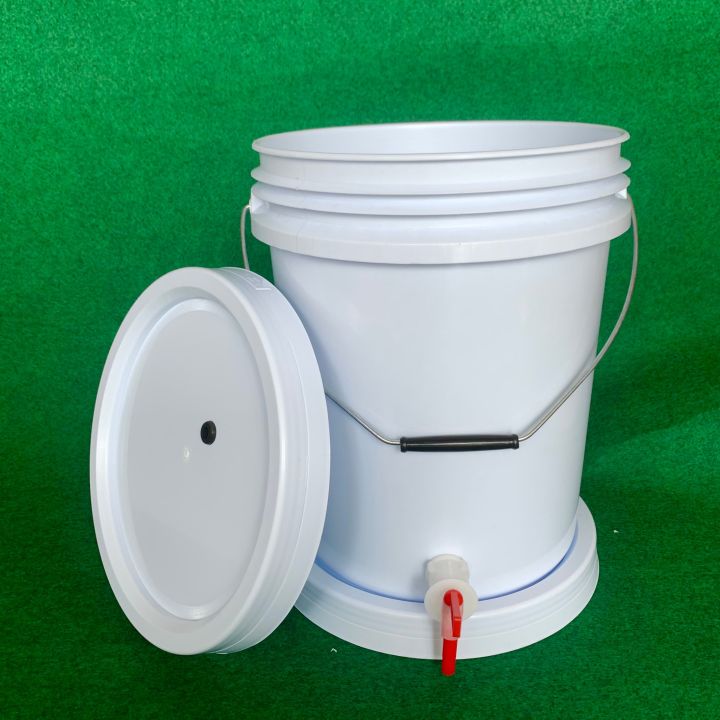 Bucket 20 L Food Grade With Faucet ถังหมักเบียร์ ถังหมักติดก๊อก 20 ลิตร ...