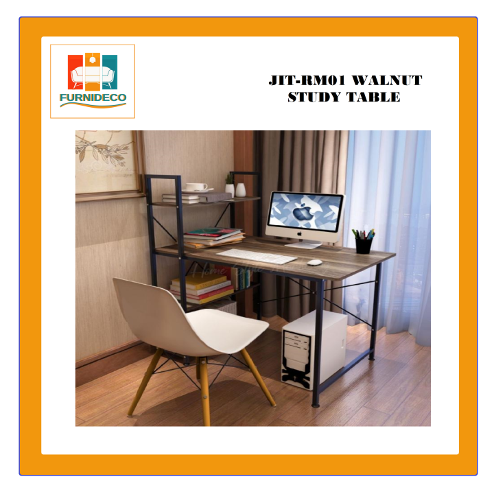 JIT-RM01 WALNUT STUDY TABLE | Lazada PH