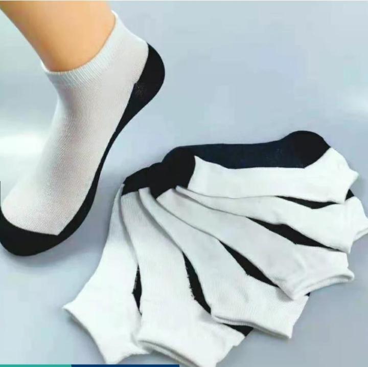 12 Pairs Kids Teens Cotton School Socks Basic Plain Soft 6-15yo ...