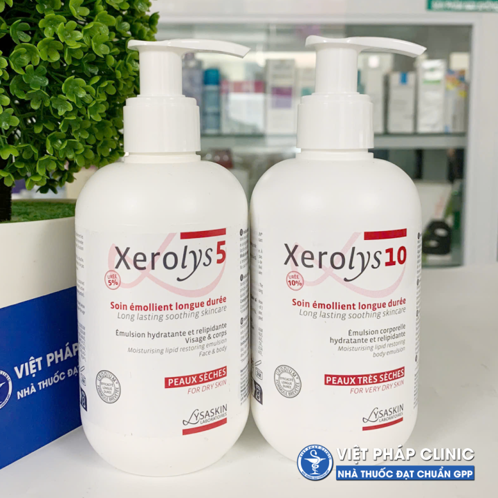 [CHÍNH HÃNG] Kem Dưỡng Ẩm Xerolys 5, Xerolys 10 200ml Dành Cho Da Khô ...