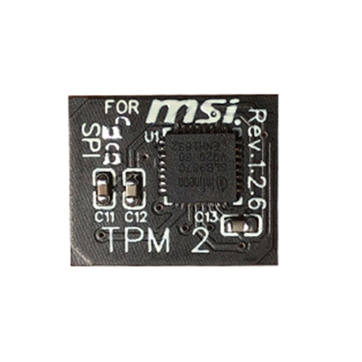 Tpm 2 0 Encryption Security Module Remote Card 12 Pin Spi Tpm2 0