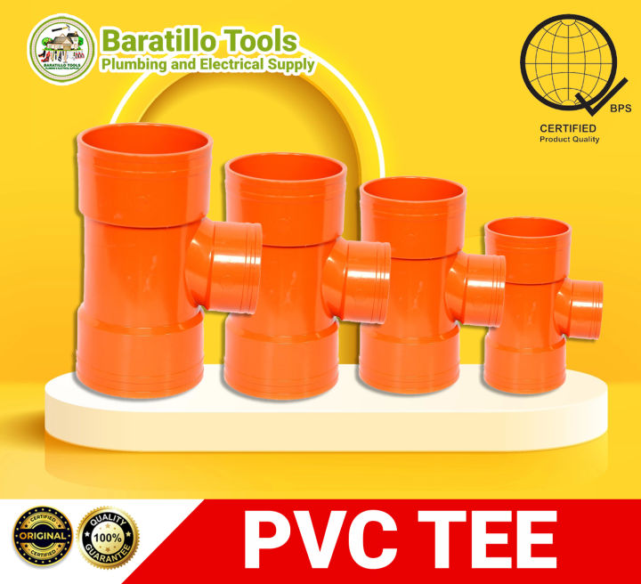 Original PVC Tee 2x2", 3x2", 3x3" & 4x4" | Lazada PH
