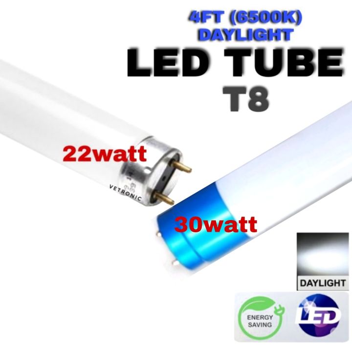 20W - 30W LED T8 Lampu Kalimantang 4ft Tube Single 4 feet Terang ...