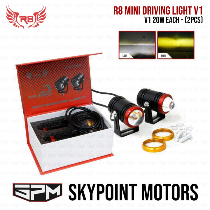 R8 MINI DRIVING LIGHT 20W (2PCS) (9830-821) | Lazada PH