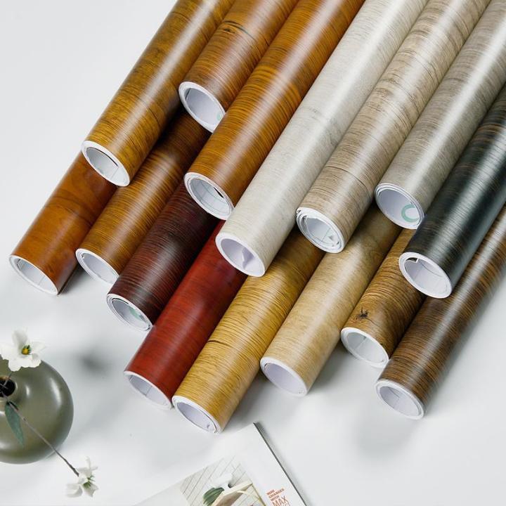 60x100cm Classic Wood Grain PVC Stickers for Wardrobe Cupboard Table ...