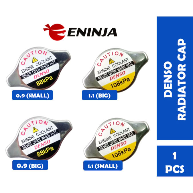 【READY STOCK】DENSO Radiator Cap 0.9/1.1 (Small/Big Head) 88KPA/108KPA ...