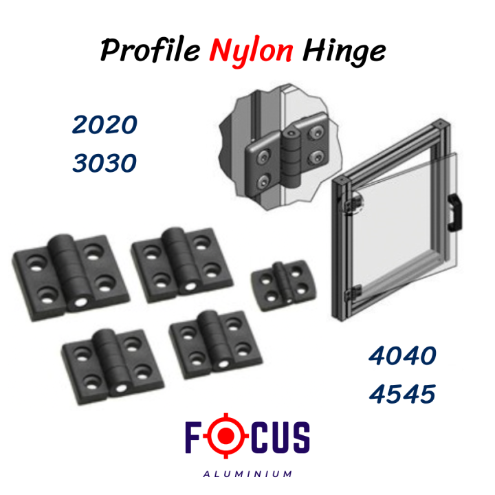 Nylon Hinge Aluminium Profile Door Hinge Frame Hinge 2020 3030 3040 ...