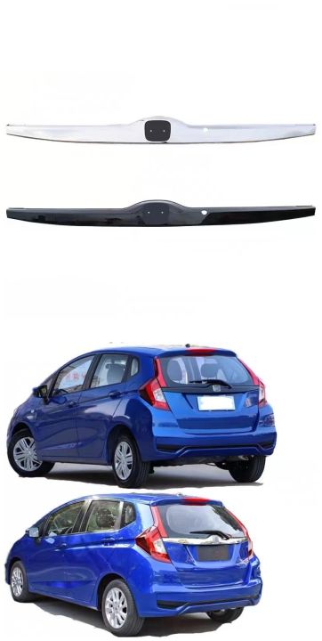 Rear Tailgate Chrome Bonnet Moulding For HONDA jazz GK 2014 2015 2016 ...