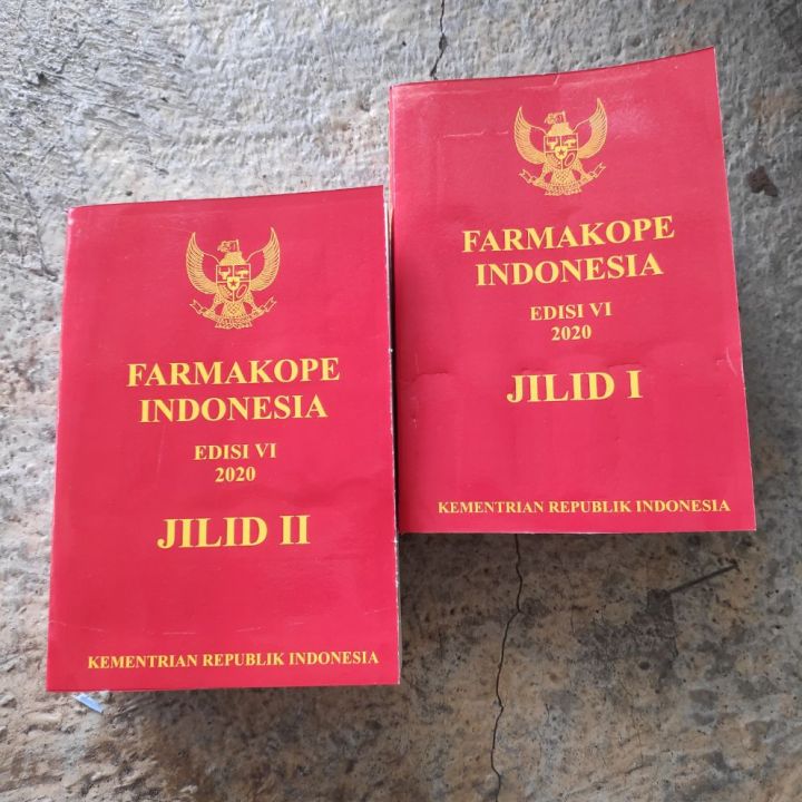 Farmakope Indonesia edisi 6 2020 jilid 1 dan 2 | Lazada Indonesia