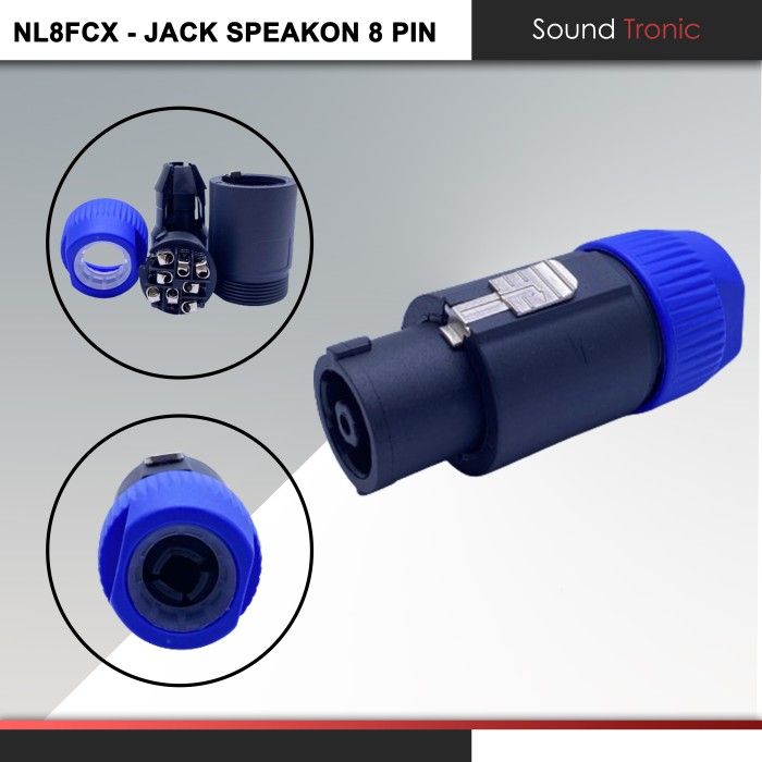 Jack Speakon 8 Pin SM8CX Jeck Spikon 8Pin | Lazada Indonesia
