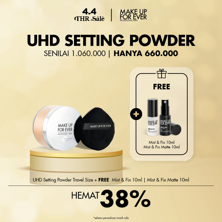 [4.4 EXCLUSIVE SET] MAKE UP FOR EVER - UHD Setting Powder (SAVE UP TO ...