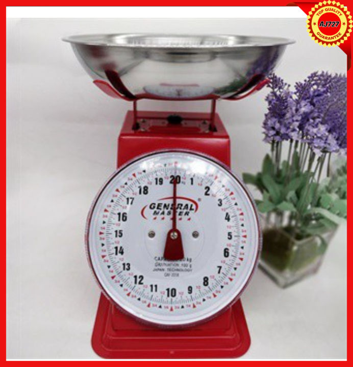 GENERAL MASTER WEIGHING SCALE 5KG,10KG, 20KG, 60KG, 120KG FOOD MEAT ...