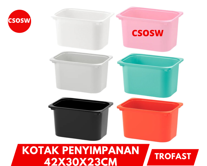 Kotak Penyimpanan Tanpa Tutup Multifungsi Storage Box 42x30x23cm ...