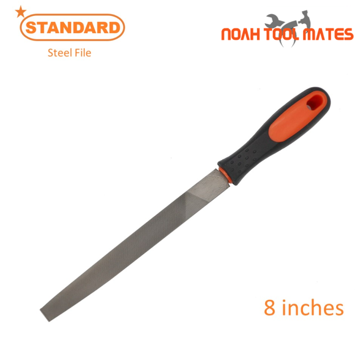 STANDARD 8 Inches Triangular and Flat Steel File SD5347and SD5348 ...