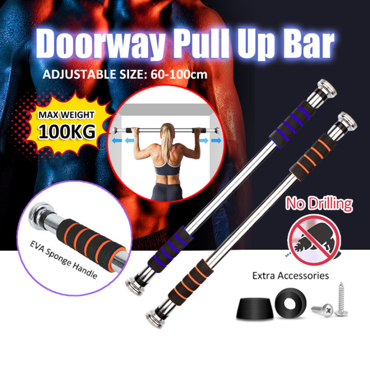 【🇲🇾Stock 】 Pull Up Bar Adjustable pull up bar door pull up bar Push Up ...