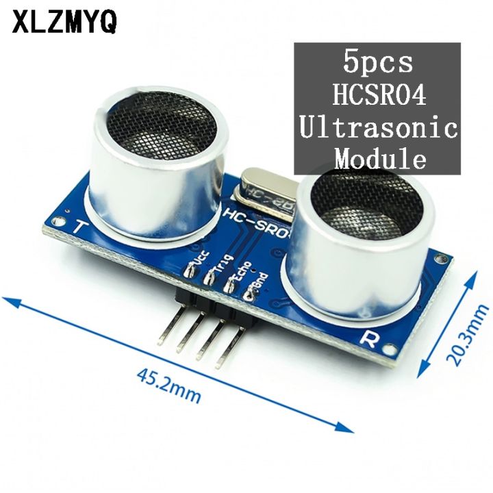 5pcs Hc Sr04 Ultrasonic Wave Detector Ranging Module Hc Sr04p