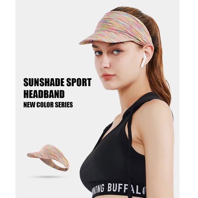 Sports headband Quick-drying and sweat-absorbing running headband wide ...