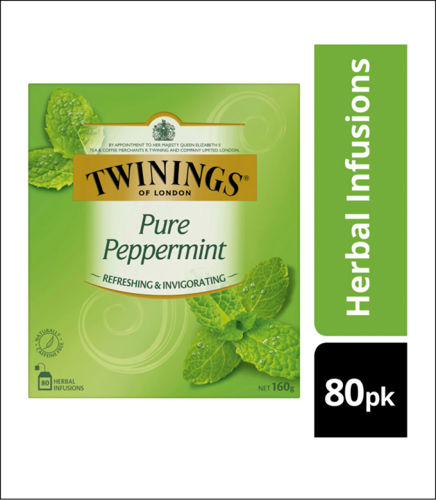 Twinings Pure Peppermint Infusions Tea Bags 80bags - Expiry Date 25-Aug ...
