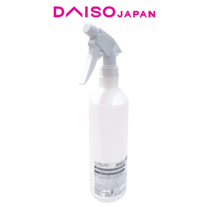 Daiso White Spray Bottle with Measuring Guide 500ml | Lazada PH