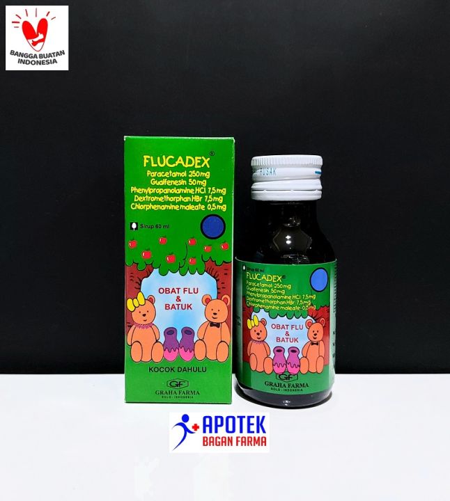 FLUCADEX SIRUP 60 ML OBAT FLU DAN BATUK | Lazada Indonesia