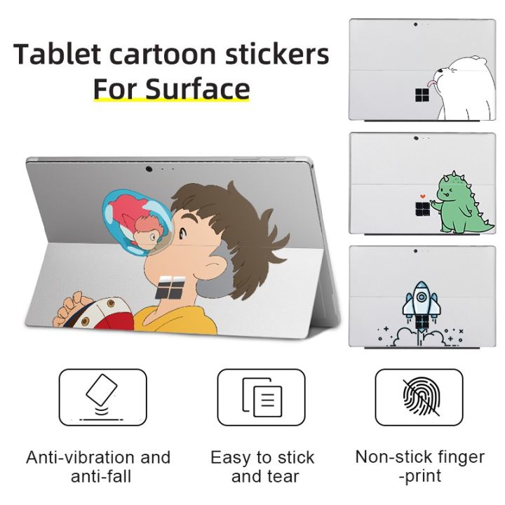 Laptop Stickers for Microsoft Surface Pro 5 Pro 6 Pro 7 Pro 8 pro 9 ...