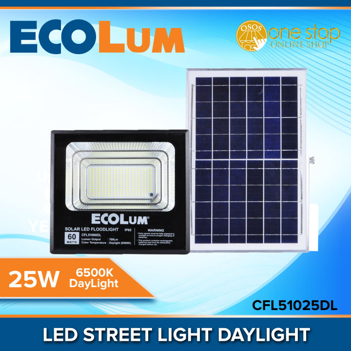 Firefly Ecolum Solar Led Floodlight Flood light 25W / 250 Lumens ...