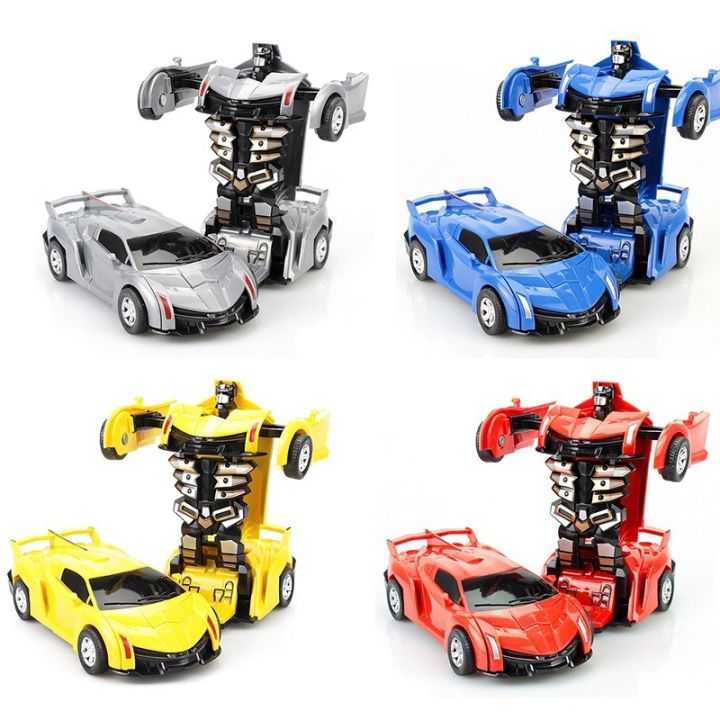 【macg】Children Transformers Boy Toy Transformers Car Robot Police Car # ...