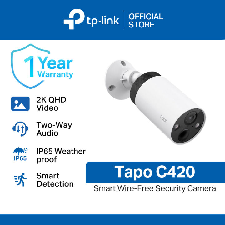 TP-Link Tapo C420 | C420S1 | C420S2 2K Smart Wire-Free Security Camera ...