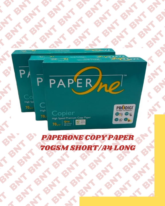 1REAM PAPERONE COPY PAPER 70GSM | Lazada PH