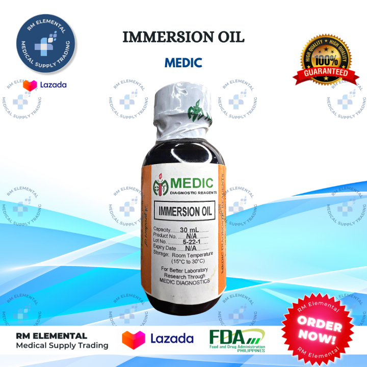 Immersion Oil MEDIC 30ml | Lazada PH