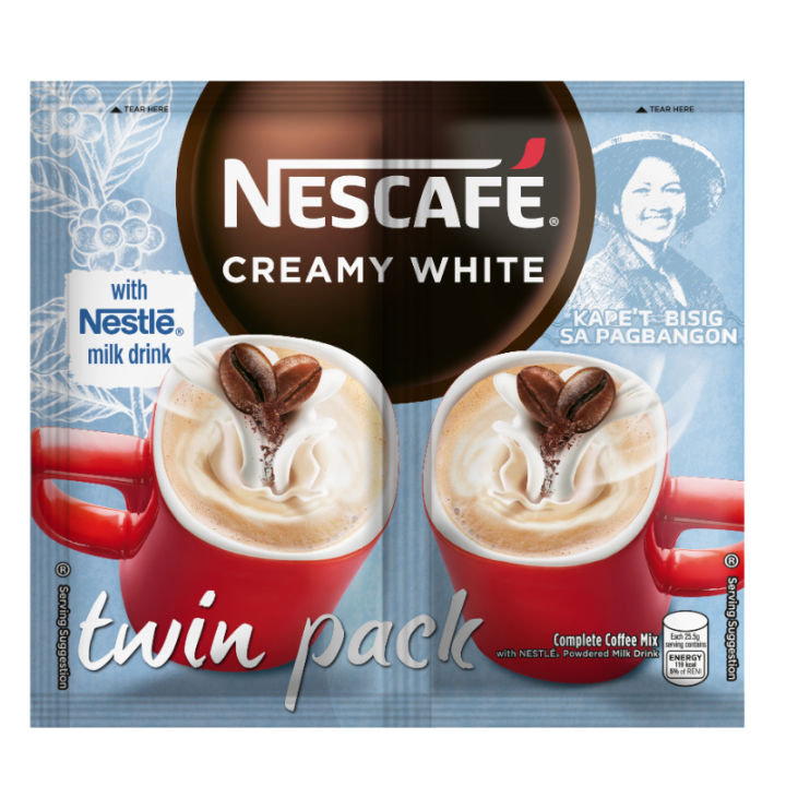 Nescafe Creamy White 3-in-1 Coffee Twin Pack 51g | Lazada PH