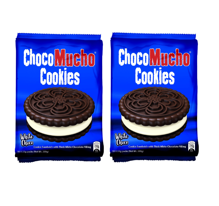 Choco Mucho Cookies White Chocolate 33g x 10 - Pack of 2 | Lazada PH