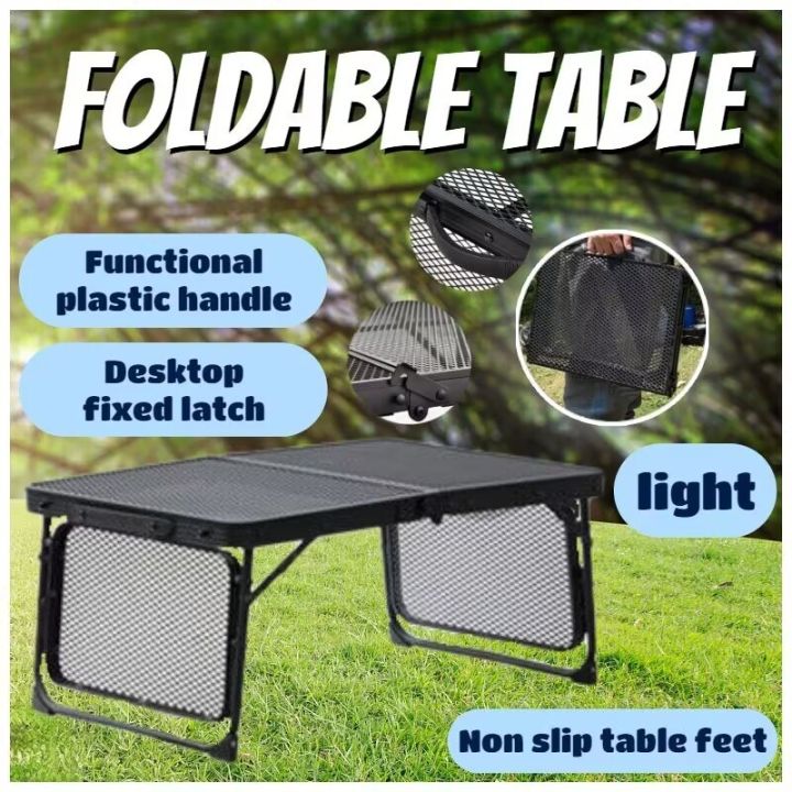 [udongben][Heat resistant coating] Foldable table coffee table camping height adjustable table ...