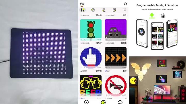 LED screen sign advertising RGB scrolling message display board ...