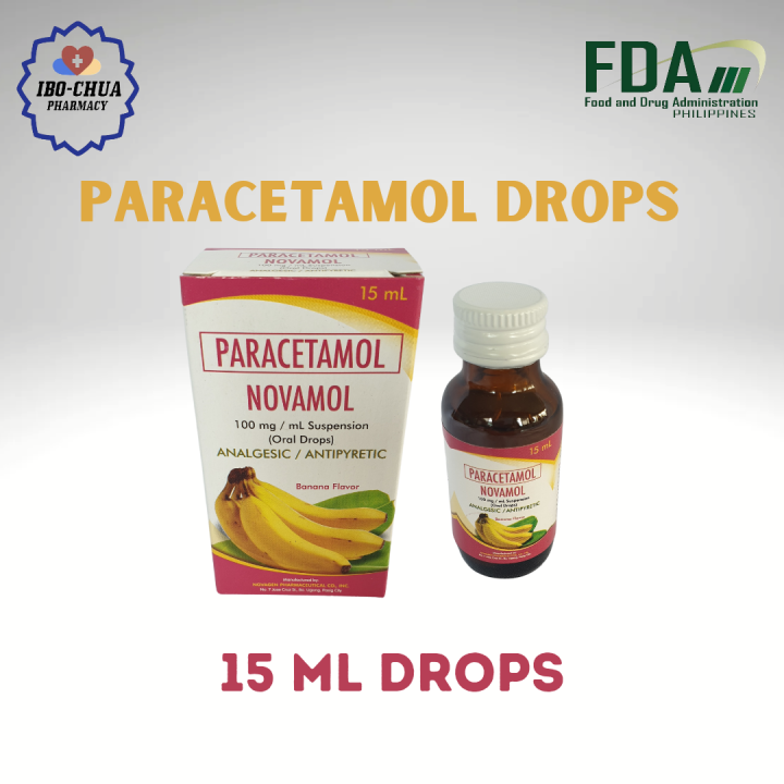 PARACETAMOL (DROPS, 125MG, 250MG) | Lazada PH