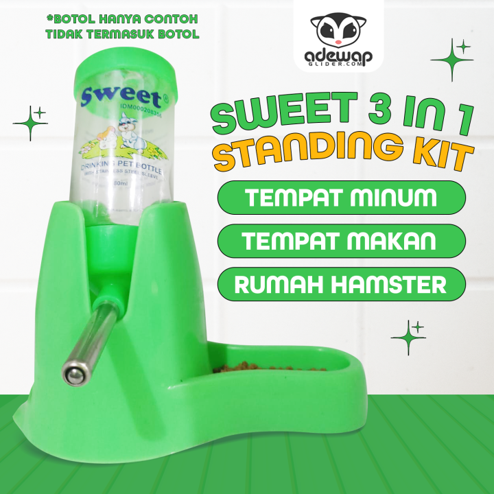 BOTTLE STANDING MULTIFUNGSI TEMPAT MAKAN DAN TEMPAT BOTOL 3 IN 1 ...
