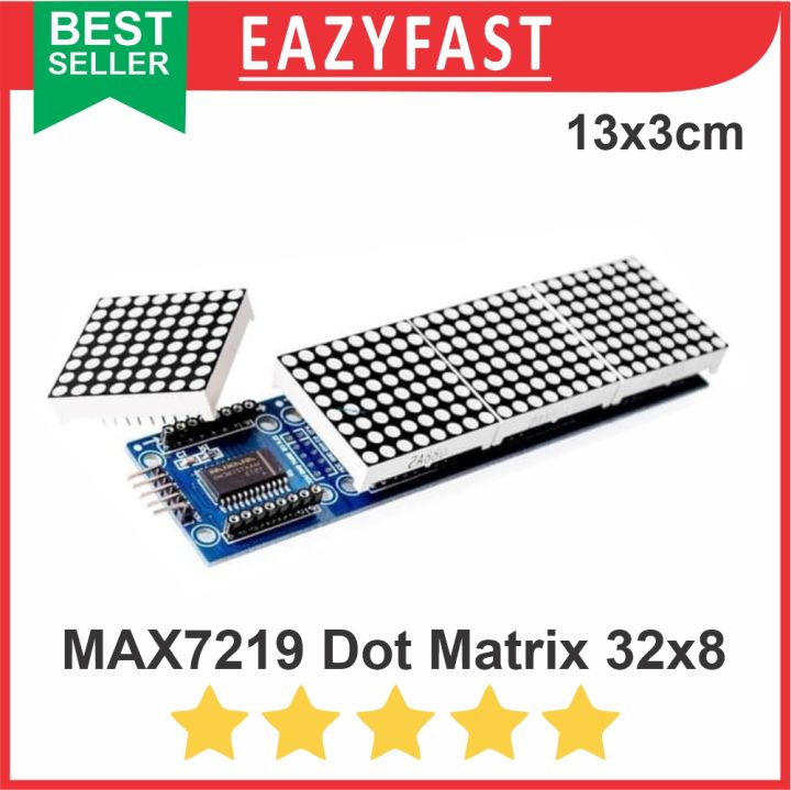 Modul Dot Matrix 4x 4 32x8 8x32 Max7219 Running Text Display Module ...