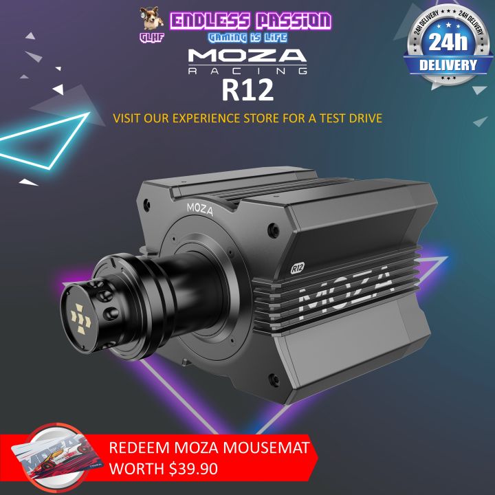 MOZA R12 Direct Drive Wheel Base - RS048 | Lazada Singapore