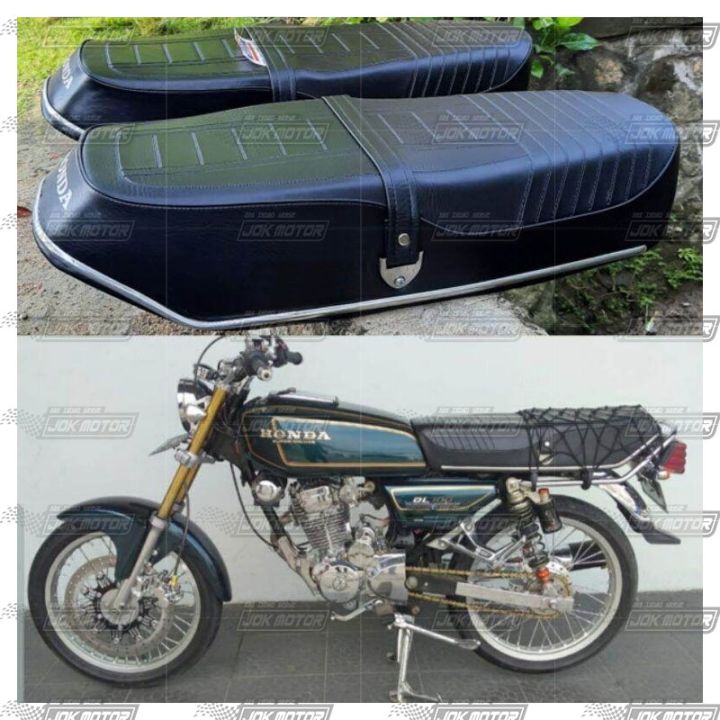 JOK MOTOR GL 100 MB-TECH FIBER PUTIH FIBER WARNA PUTIH BUSA ANTI GEMBOS | Lazada Indonesia