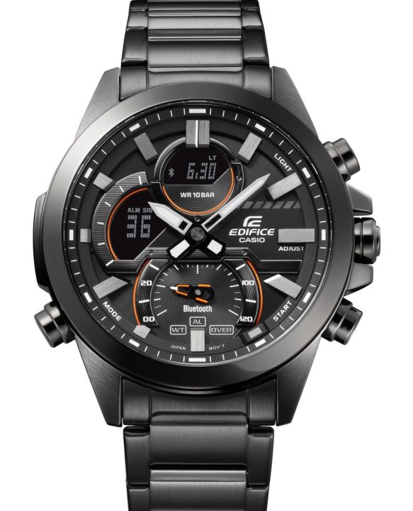 Jam Tangan Casio Edifice ECB30 / ECB-30DC Stainless Full Black | Lazada Indonesia