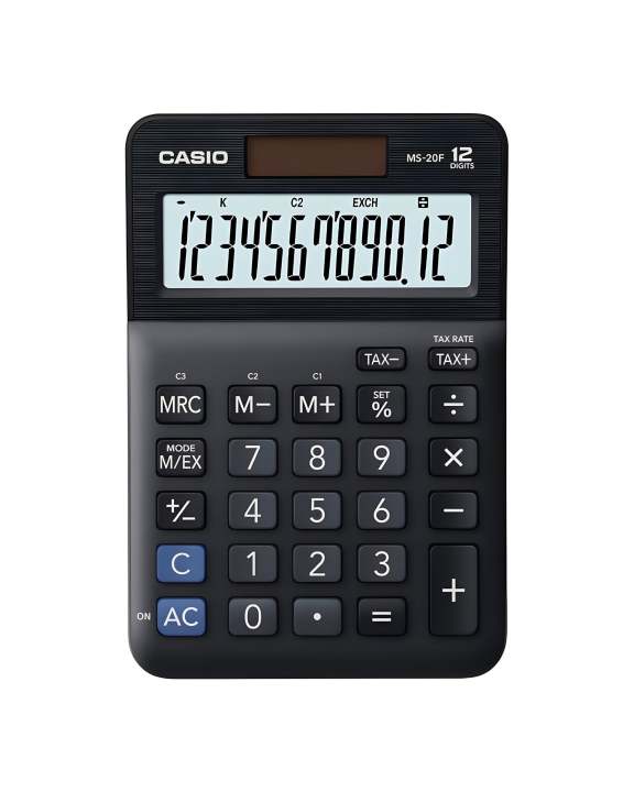 Casio Calculator MS-20F 12-Digits | Lazada PH
