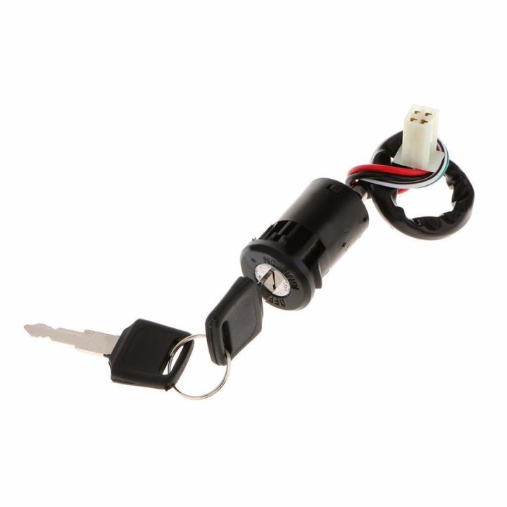 4 Wire ATV Ignition Switch+Key for 50 70 90 110 125 150 200 250CC ...