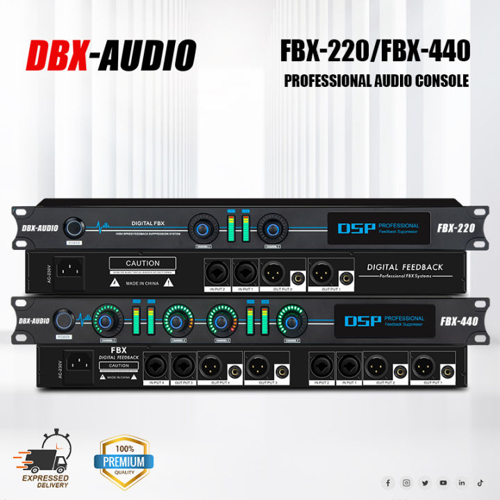DBX-AUDIO FBX-220/FBX-440/4.0/2.0 ข้อเสนอแนะ Suppressor Professional ...