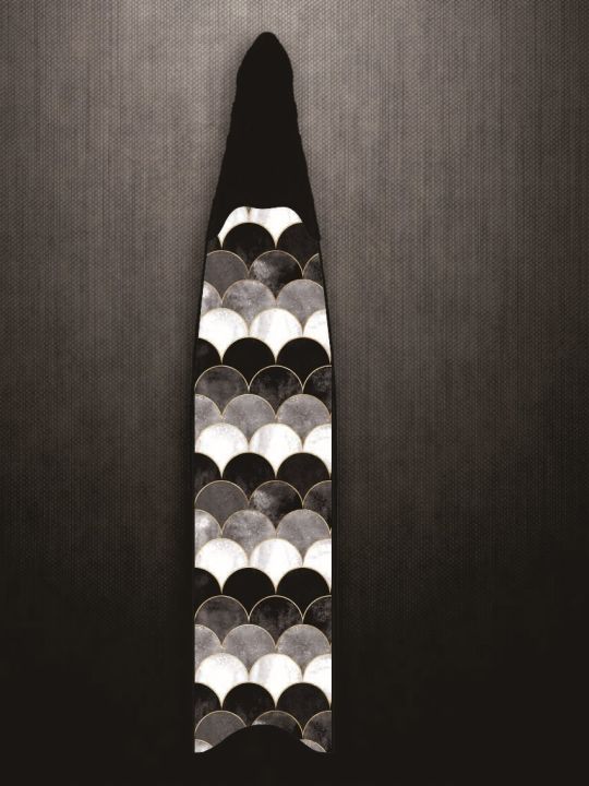 Italian MANTRA Dedicated Free Diving Pure Carbon Fiber Fins Long ...