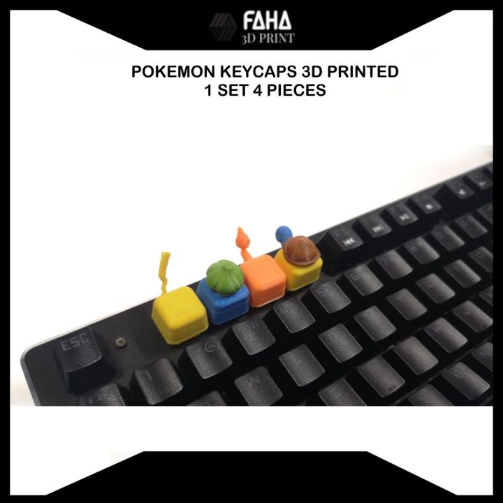 3D Print Pokemon Keycaps For Mechanical Keyboard | Lazada