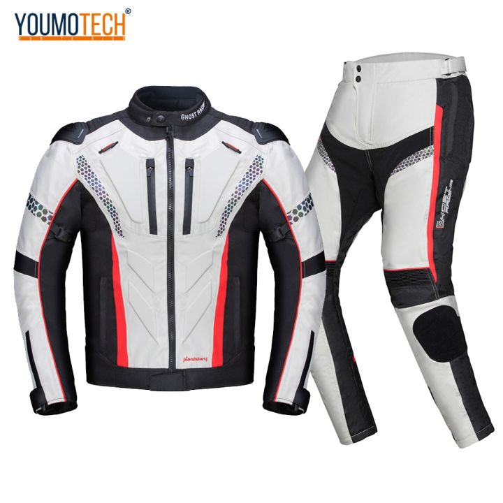 Motorcycle Jacket Pants Waterproof Off-Road Racing Motocross Riding ...