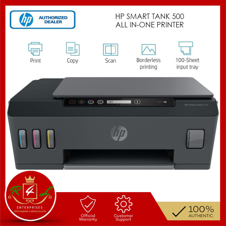 HP Smart Tank 500 AiO CISS Printer - Print, Copy, Scan | Lazada PH